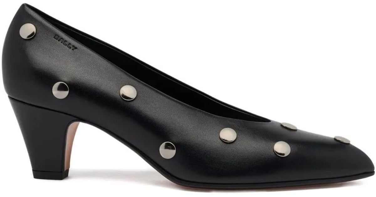Bally 55Mm Alva Leather Pumps in Black | Lyst UK