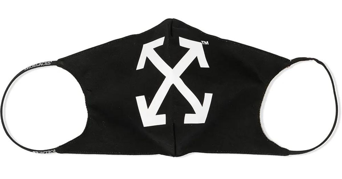 Off-White c/o Virgil Abloh Arrows Face Mask in Black | Lyst UK