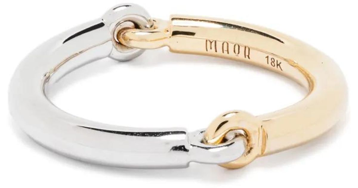 MAOR 18K And Aquila Ring in White | Lyst