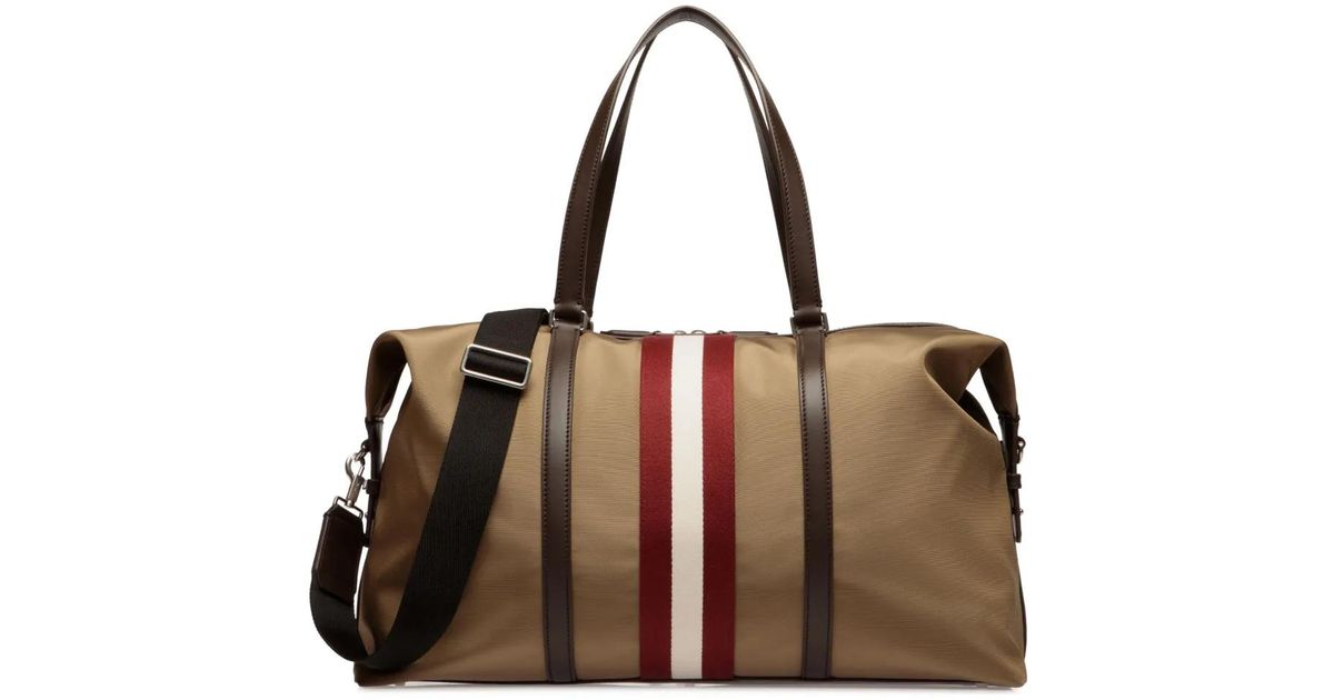 Bally Code Weekender Travel Bag in Brown | Lyst