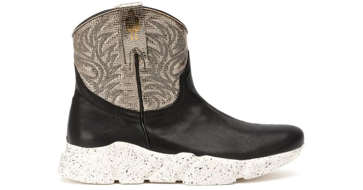 Texas Robot Western Sneaker Boots in Brown | Lyst UK