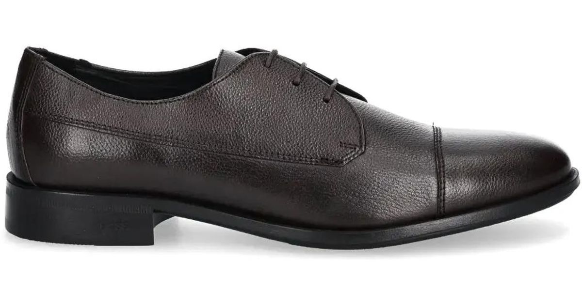 BOSS Colby Derby Shoes in Black for Men | Lyst