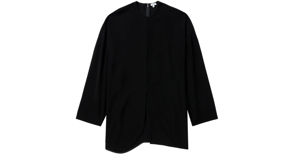 Enfold アシンメトリーヘム トップ ブラック | Lyst