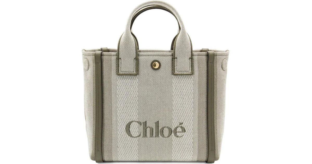 Chloé Carry Tote Bag in Grey | Lyst UK