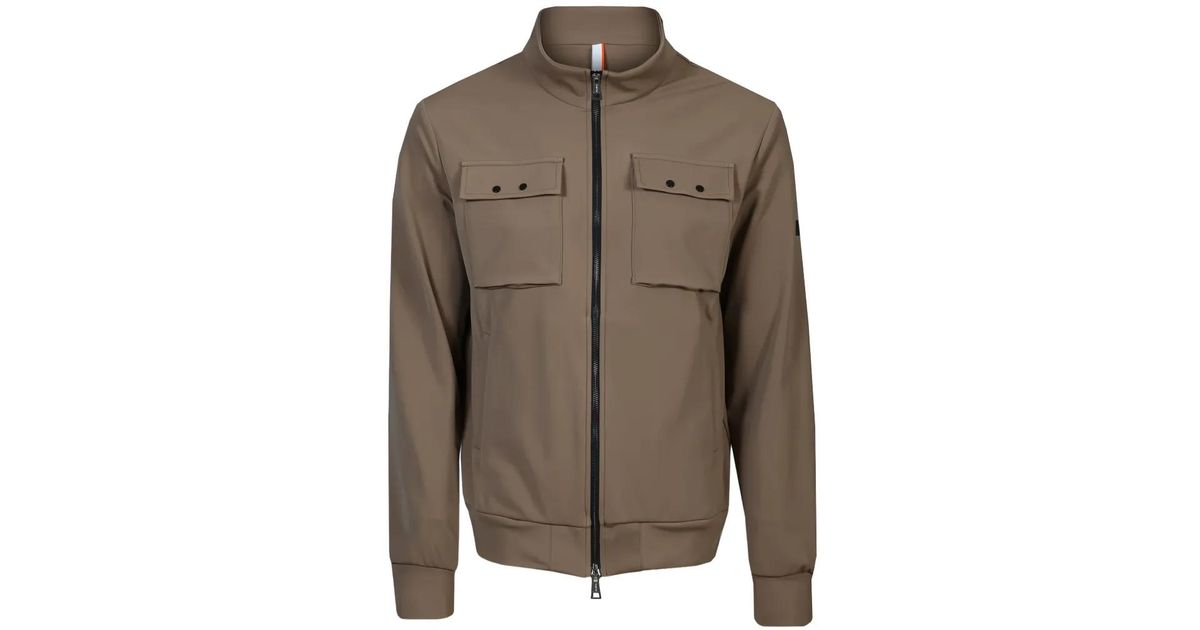 Pmds Flap-Pocket Zip Jacket in Brown for Men | Lyst