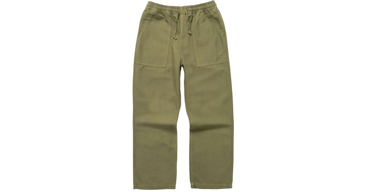 Service Works Trade Chef Trousers in Green for Men | Lyst UK
