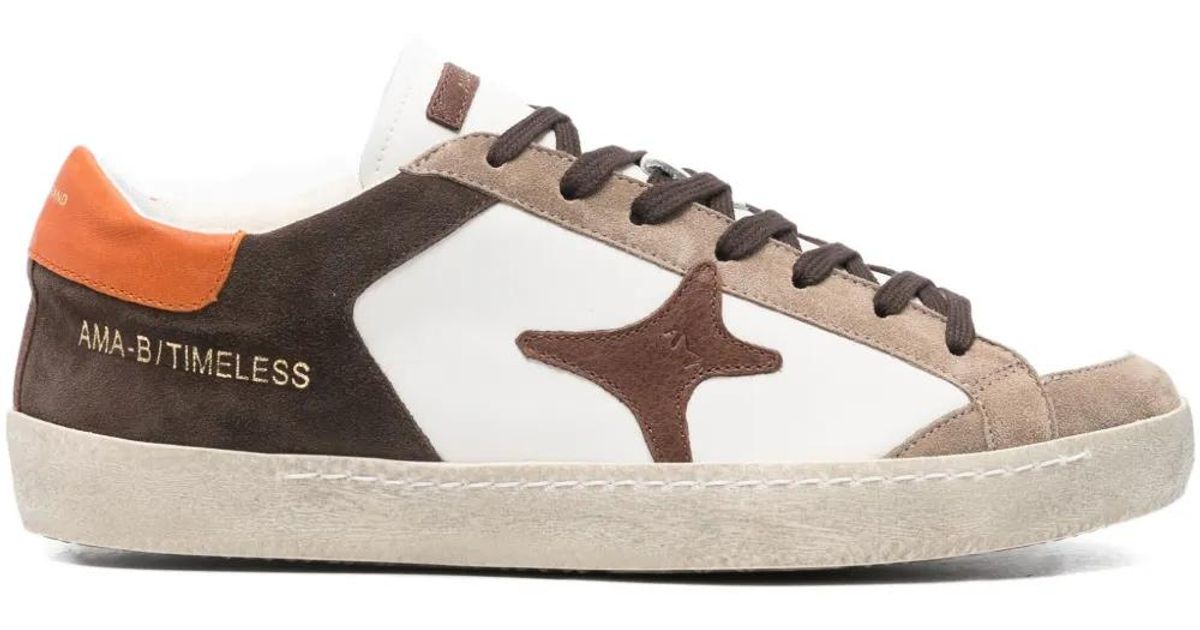 AMA BRAND Suede Sneakers in Brown for Men | Lyst