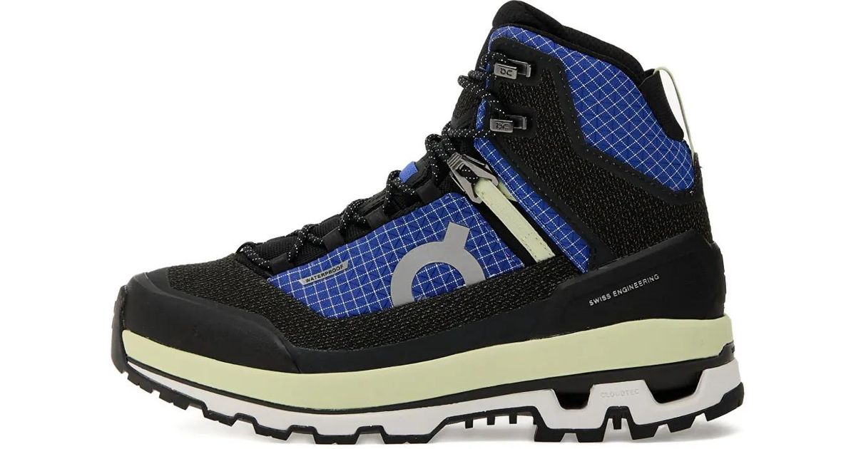 On Shoes Cloudalpine Lace-Up Hiking Boots in Blue | Lyst UK