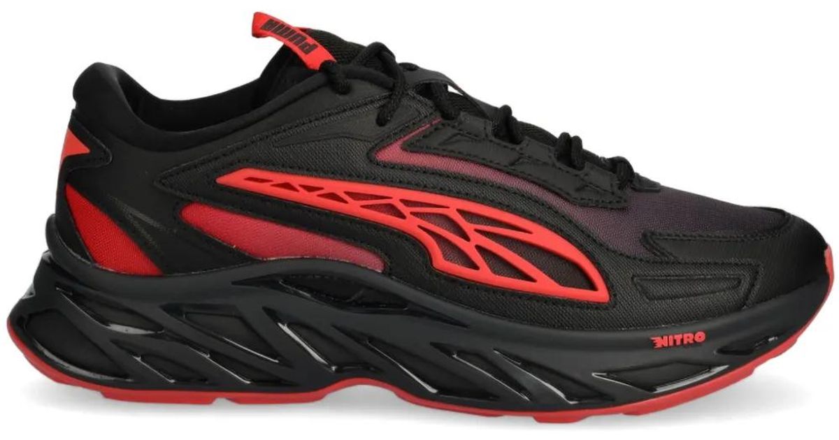 PUMA Exotek Nitro Trainers in Black for Men | Lyst