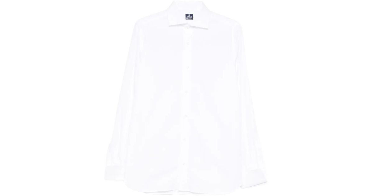 Truzzi Long-Sleeve Shirt in White for Men | Lyst UK
