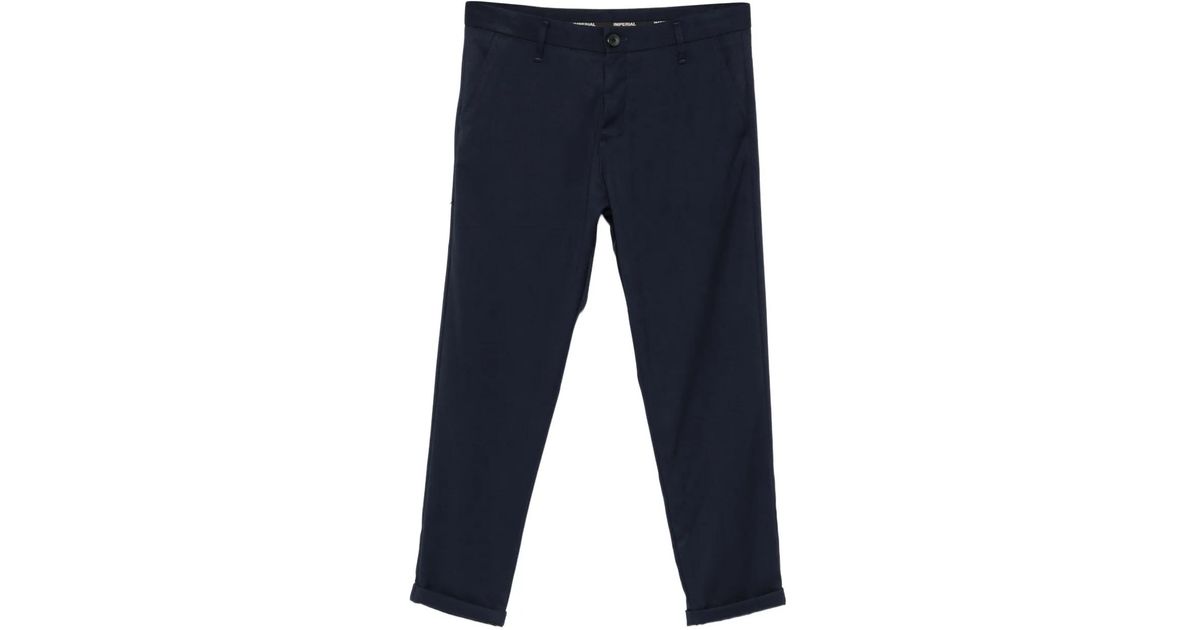 Imperial Cuffed Trousers in Blue for Men | Lyst UK