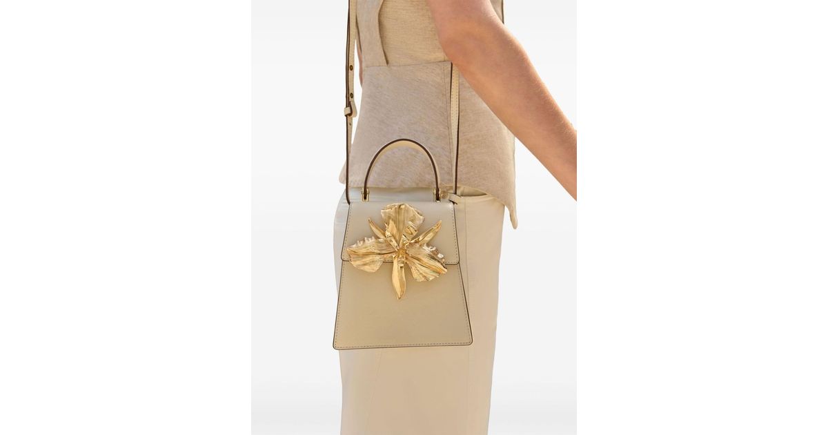Cult Gaia Mini Emilia Tote Bag in Natural | Lyst