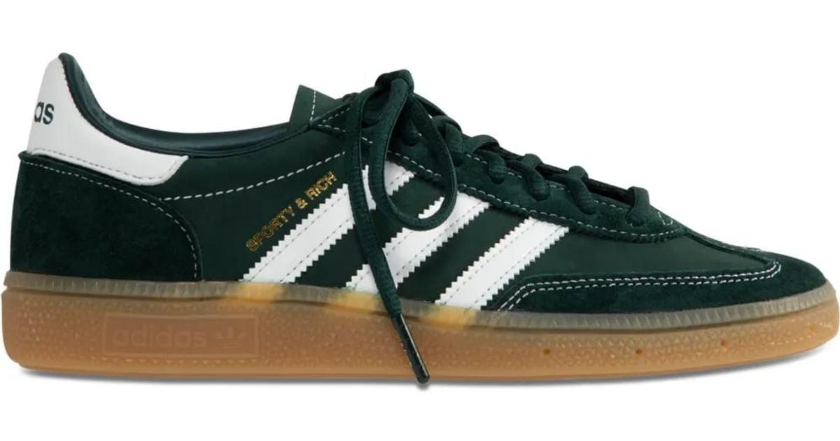 adidas X Sporty & Rich Handball Spezial Suede Sneakers in Green for Men ...