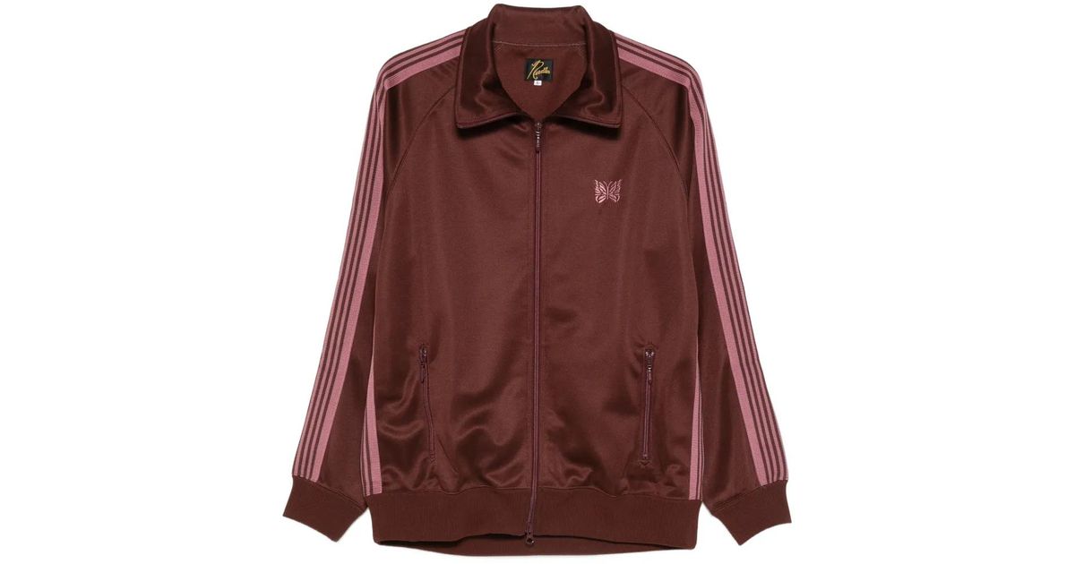 Needles Pull À Fermeture Zippée in Brown for Men | Lyst UK
