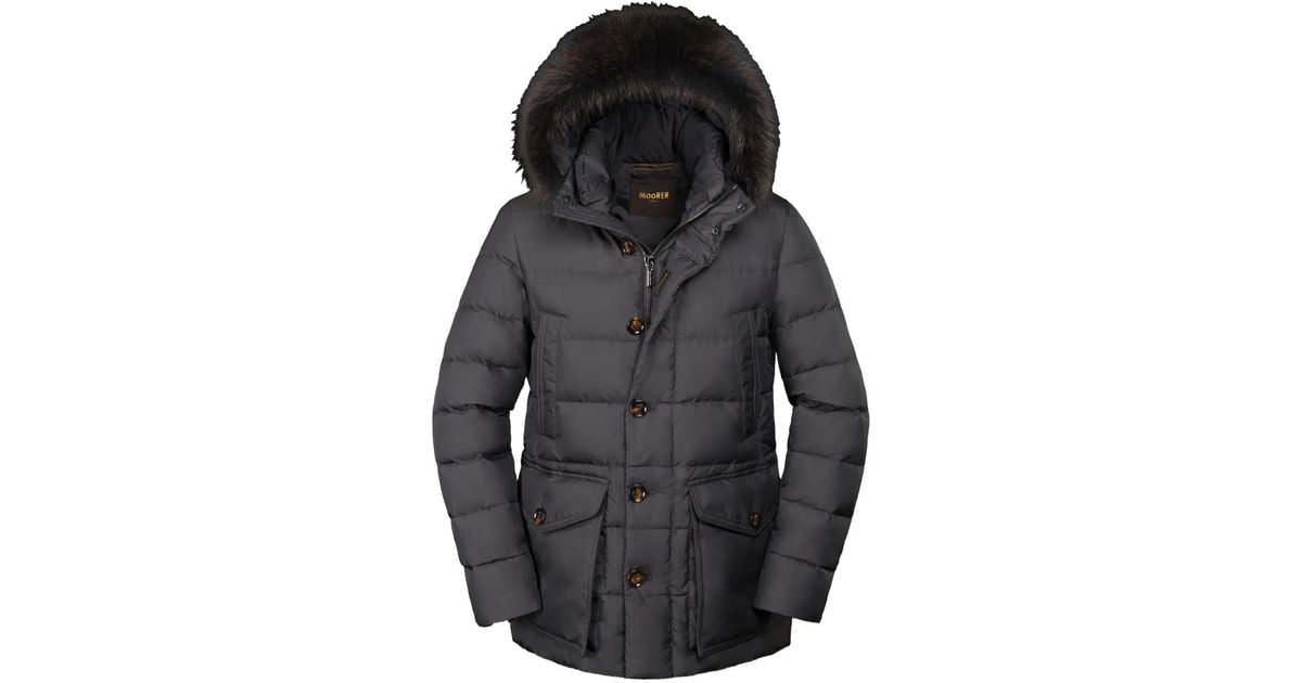 Moorer Fagio-F-Km Jacket in Black for Men | Lyst UK