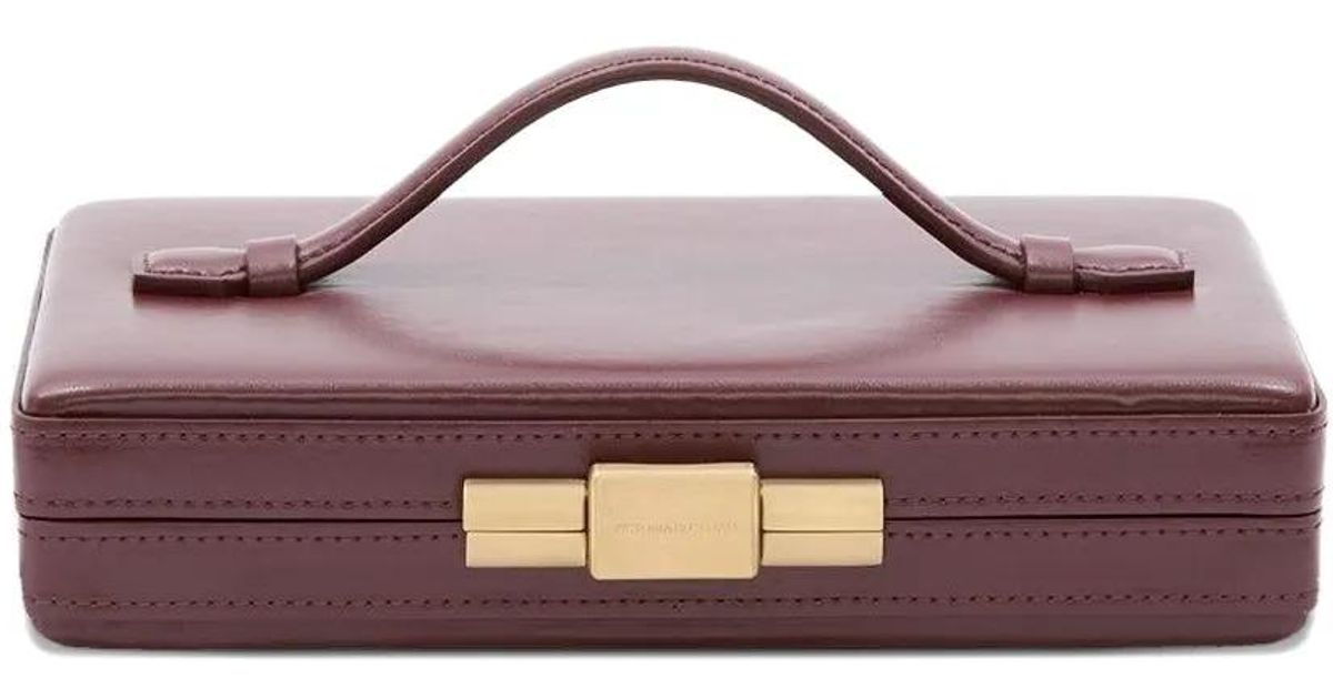 Victoria Beckham Clasp-Fastening Clutch in Pink | Lyst