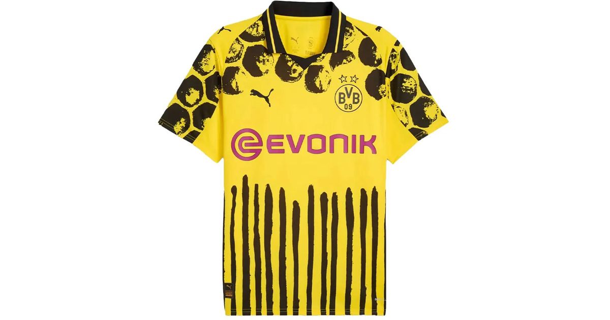PUMA X Cwc Borussia Dortmund T-Shirt in Yellow for Men | Lyst UK