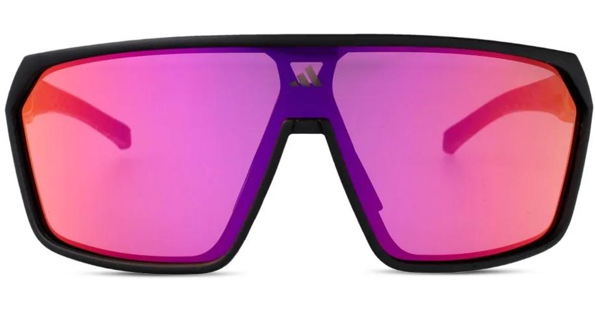 adidas Shield-Frame Sunglasses in Pink for Men | Lyst UK