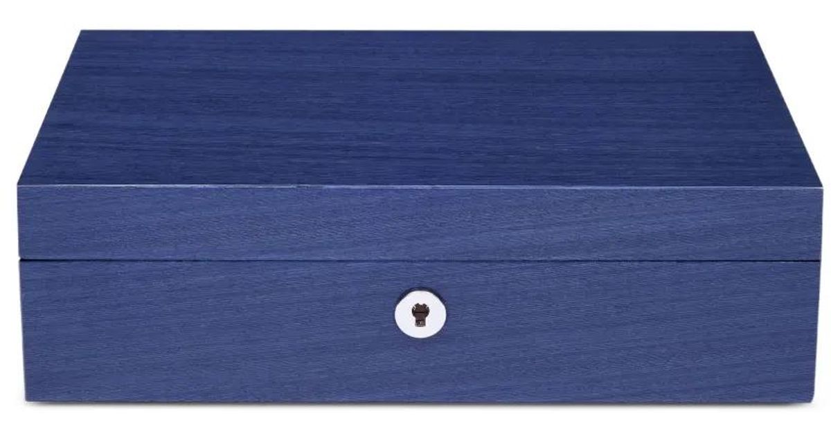 Rapport Heritage Four-Watch Wood Box in Blue | Lyst UK