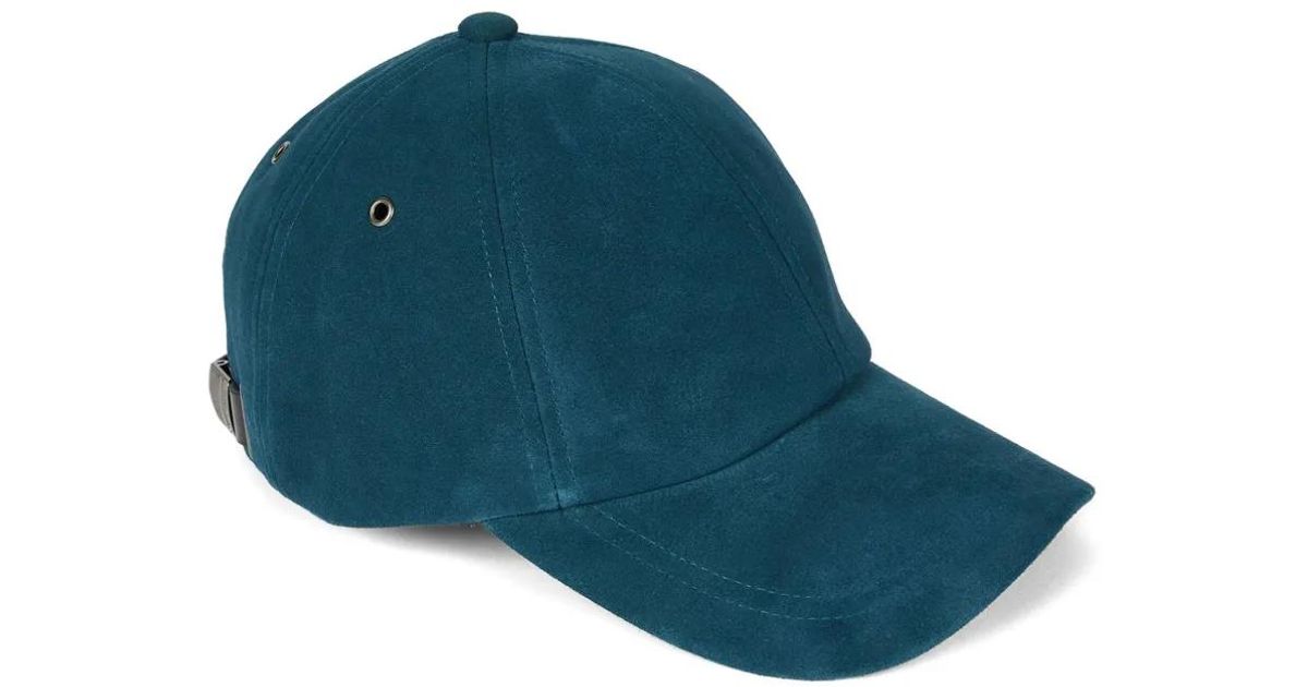 Paul Smith Suede Stripe-Detail Cap in Blue for Men | Lyst UK
