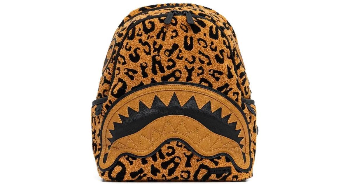 Sprayground The Wild One Savage Leopard-Print Backpack in Natural | Lyst