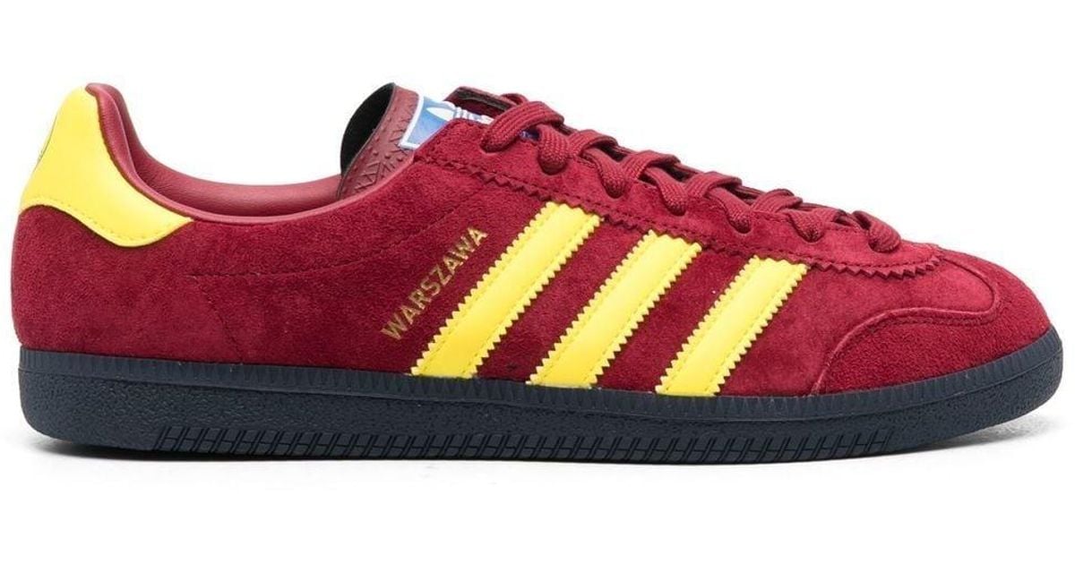 adidas Suede Warszawa Spzl Low-top Sneakers in Red for Men | Lyst