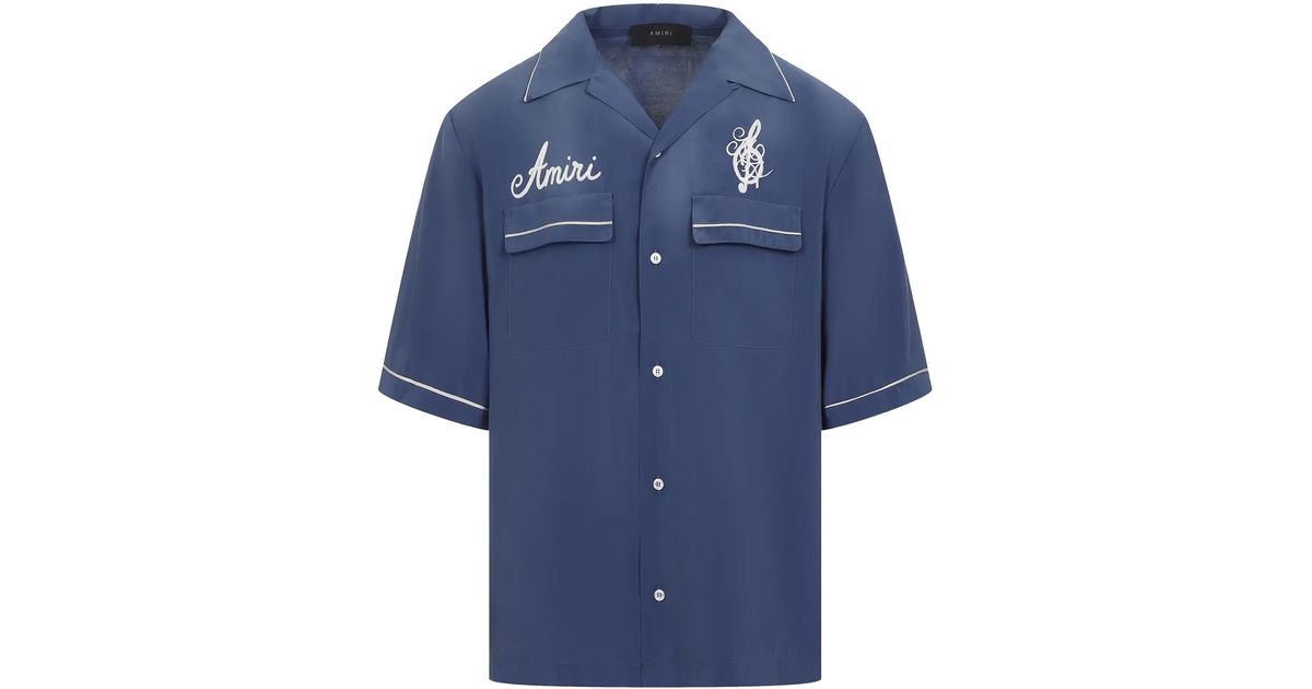 Amiri Shirt in Blue for Men | Lyst