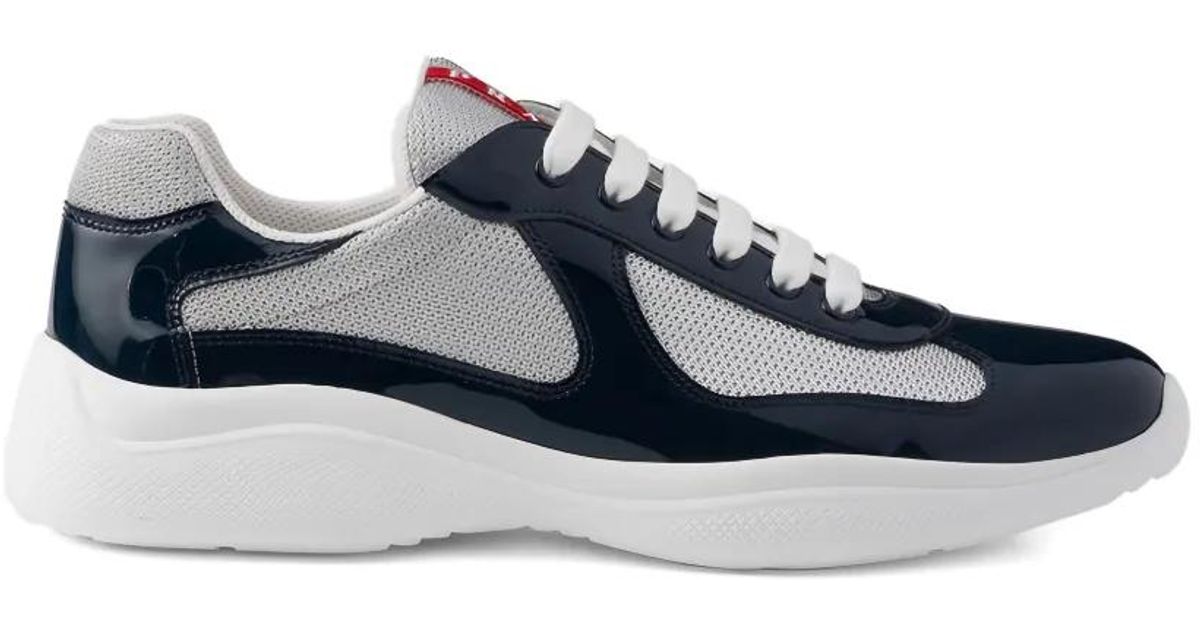 Prada America's Cup Sneakers in Blue for Men | Lyst UK