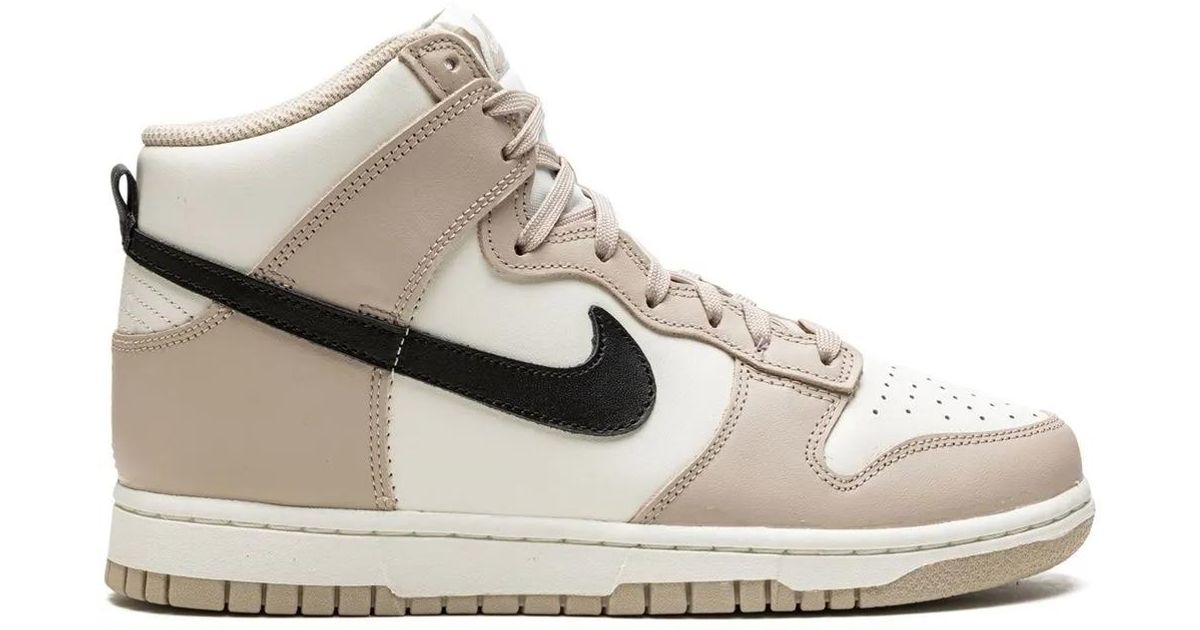 Nike Dunk High Fossil Stone (w) in White | Lyst