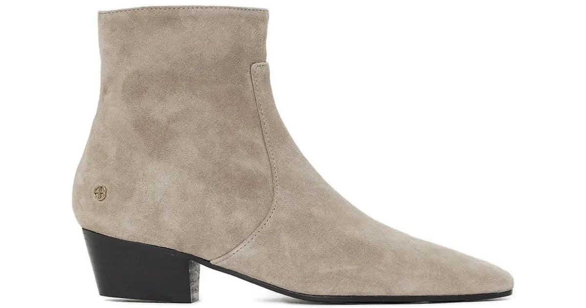 Anine Bing 43Mm Freya Pointed Ankle Boots in Brown | Lyst UK