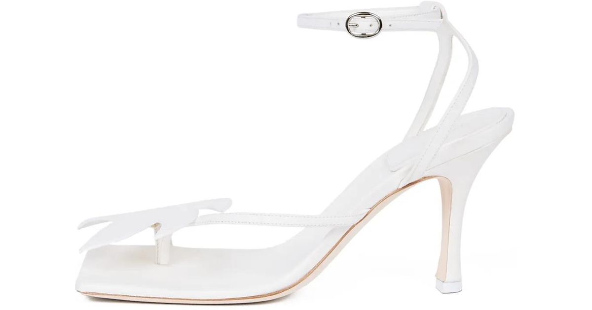 A.W.A.K.E. MODE 80Mm Delta Palma Pumps in White | Lyst UK