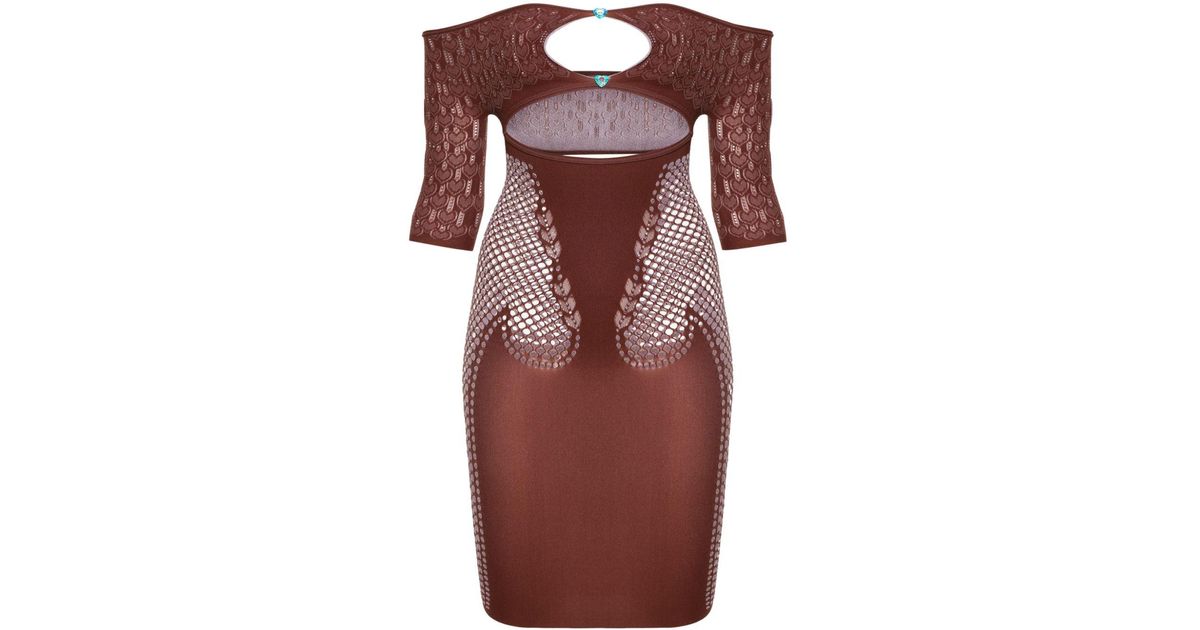 Poster Girl Archer Cut-Out Minidress in Red | Lyst