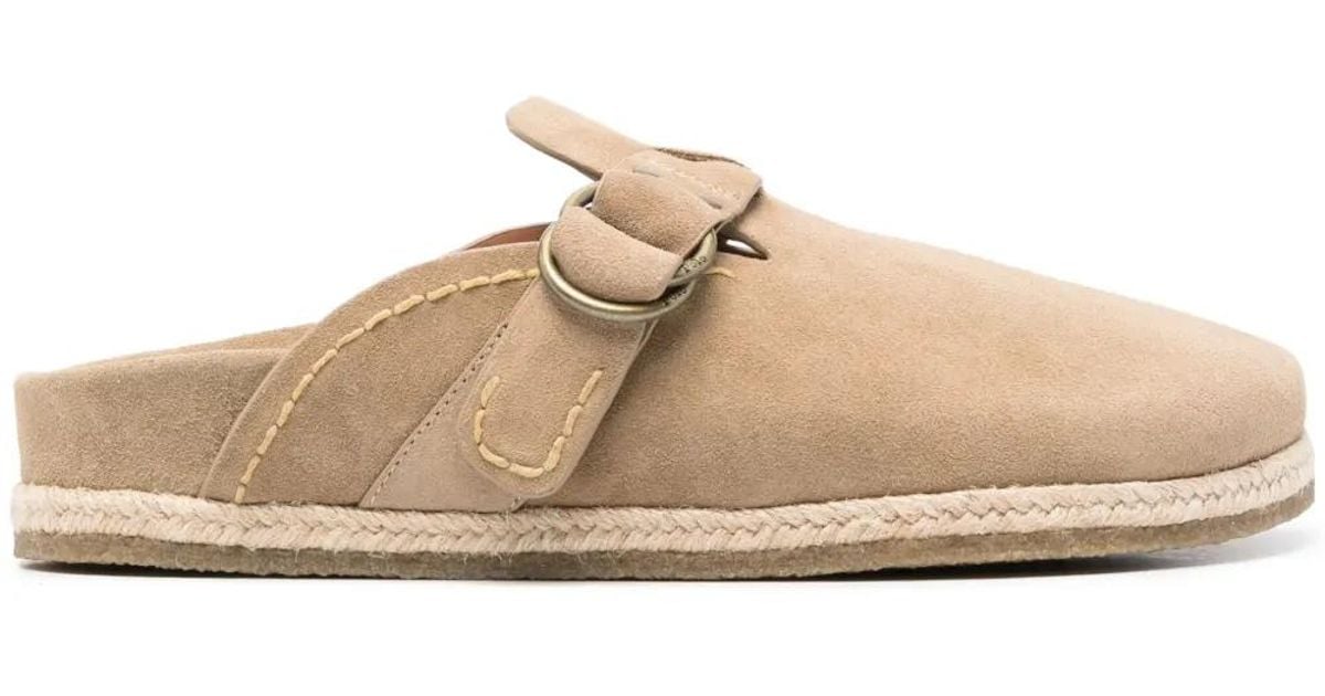 Polo Ralph Lauren Turbach Suede Clogs in Natural for Men | Lyst