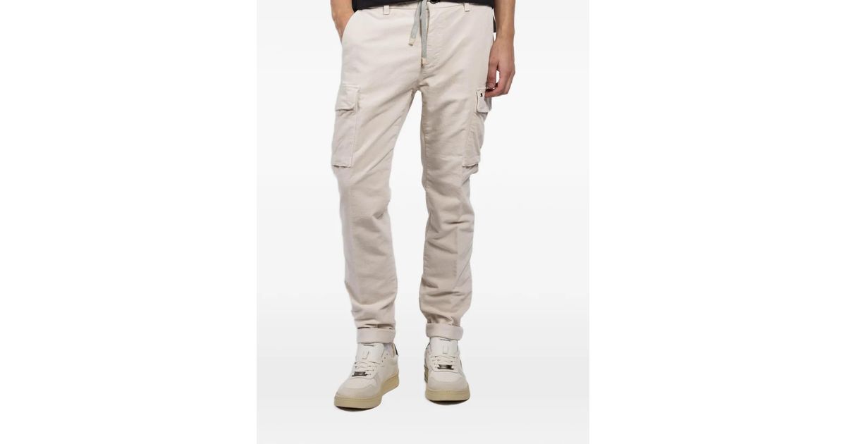 Mason's Chile Drawstring Cargo Pants in Natural for Men | Lyst UK
