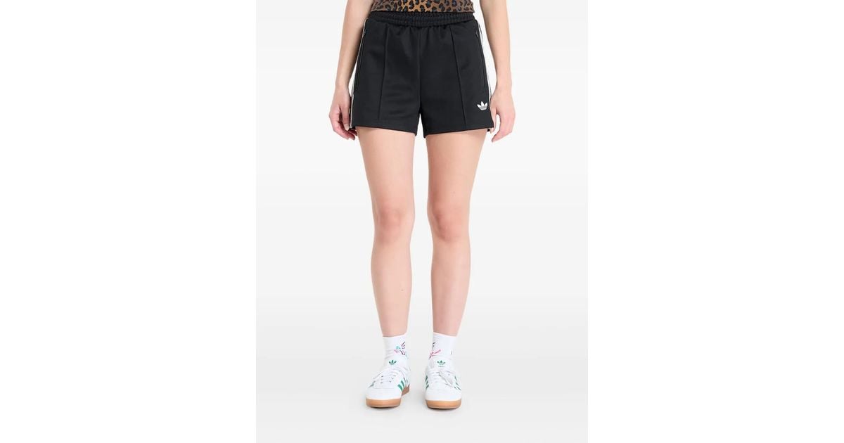 adidas Summer Glow Logo-Detail Short in Black | Lyst UK