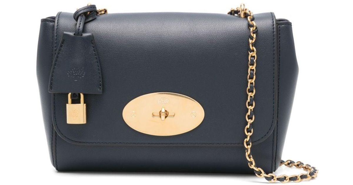 Mulberry Micro Lily Shoulder Bag in Blue | Lyst
