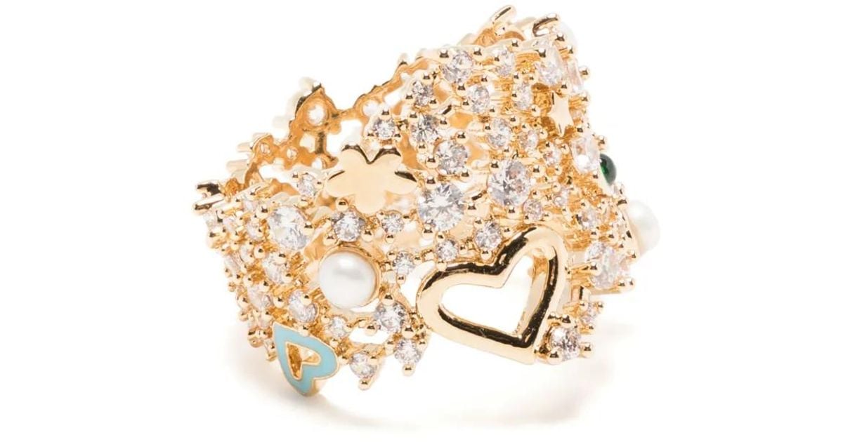 Zimmermann Nova Band Ring in Metallic | Lyst