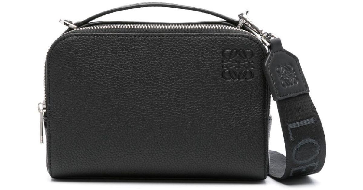 Loewe Mini Leather Camera Bag in Black for Men | Lyst