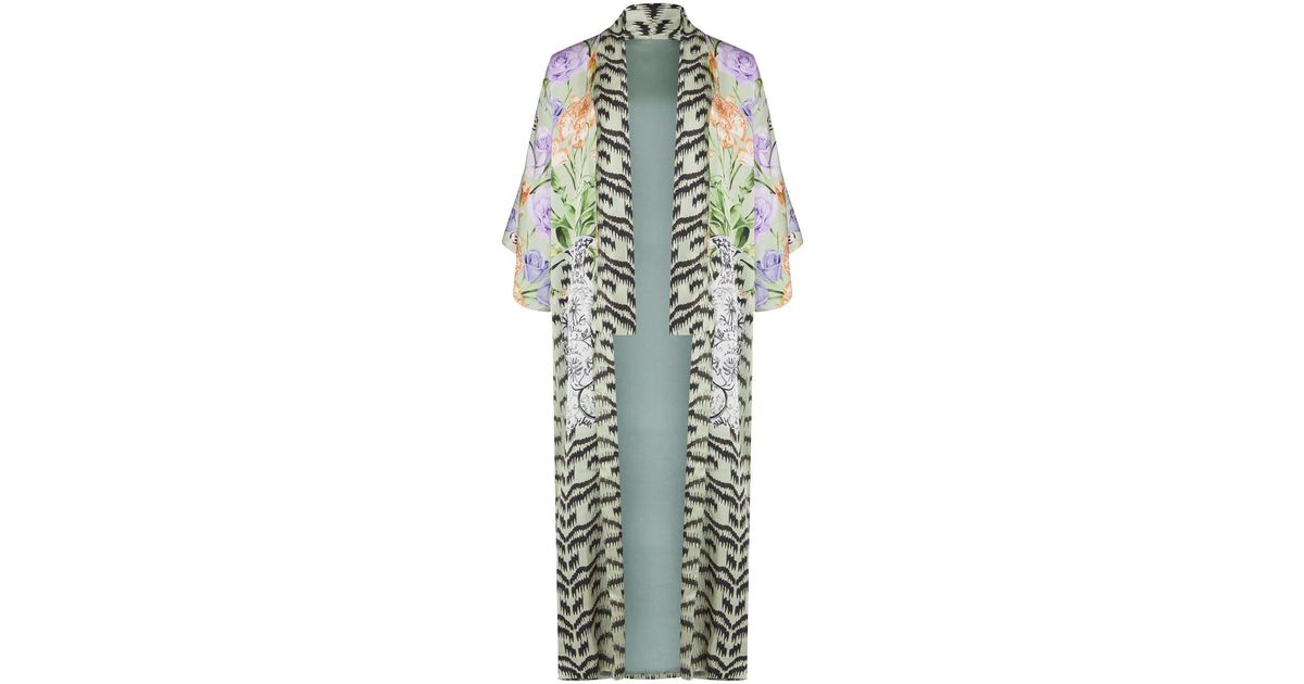 Temperley London Cleo Coat in Green | Lyst