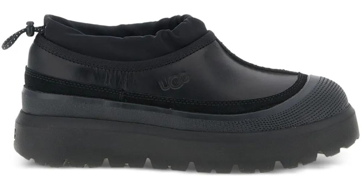 UGG Tasman Waterproof Boots in Black | Lyst