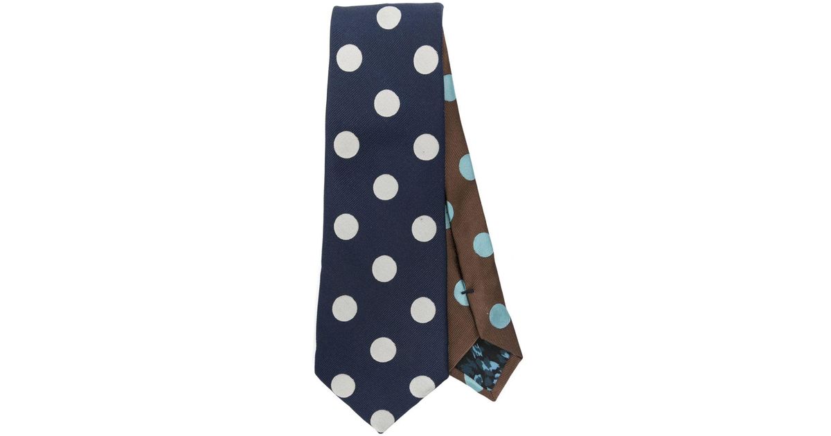 Paul Smith Tie 8Cm Giant Spot Accessories in Blue for Men | Lyst