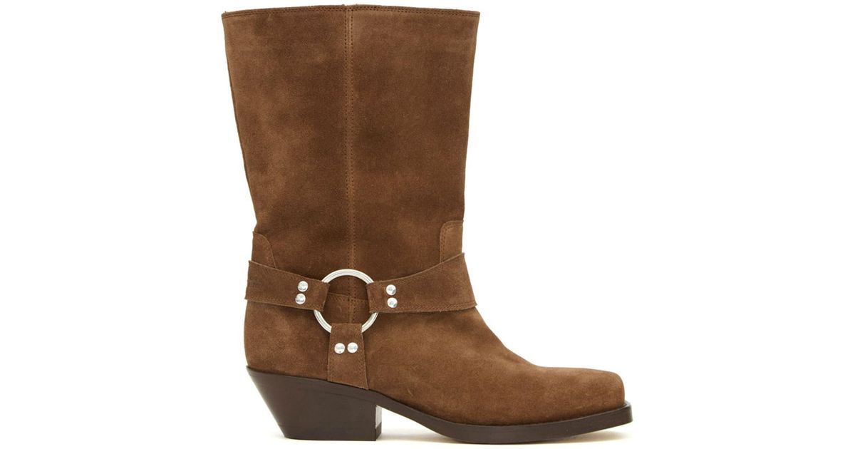 Isabel Marant 50Mm Antya Boots in Brown | Lyst