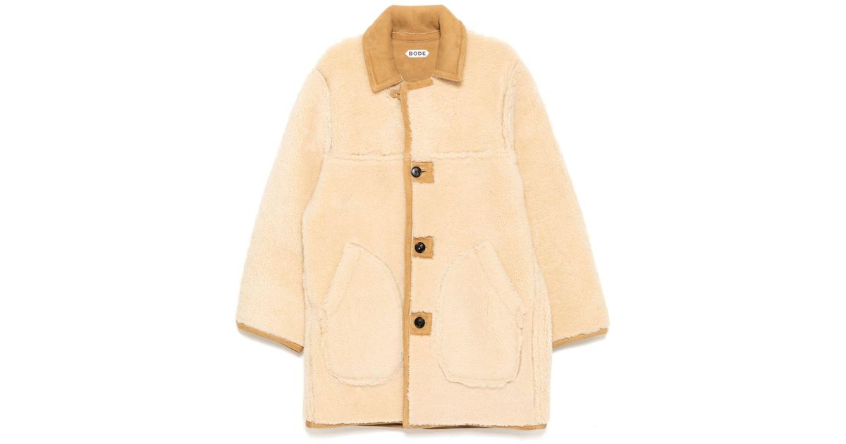 Bode Ranch Coat in Natural for Men | Lyst