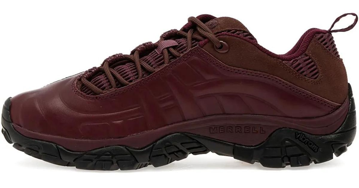 Merrell Moab Leather Sneakers in Brown | Lyst UK