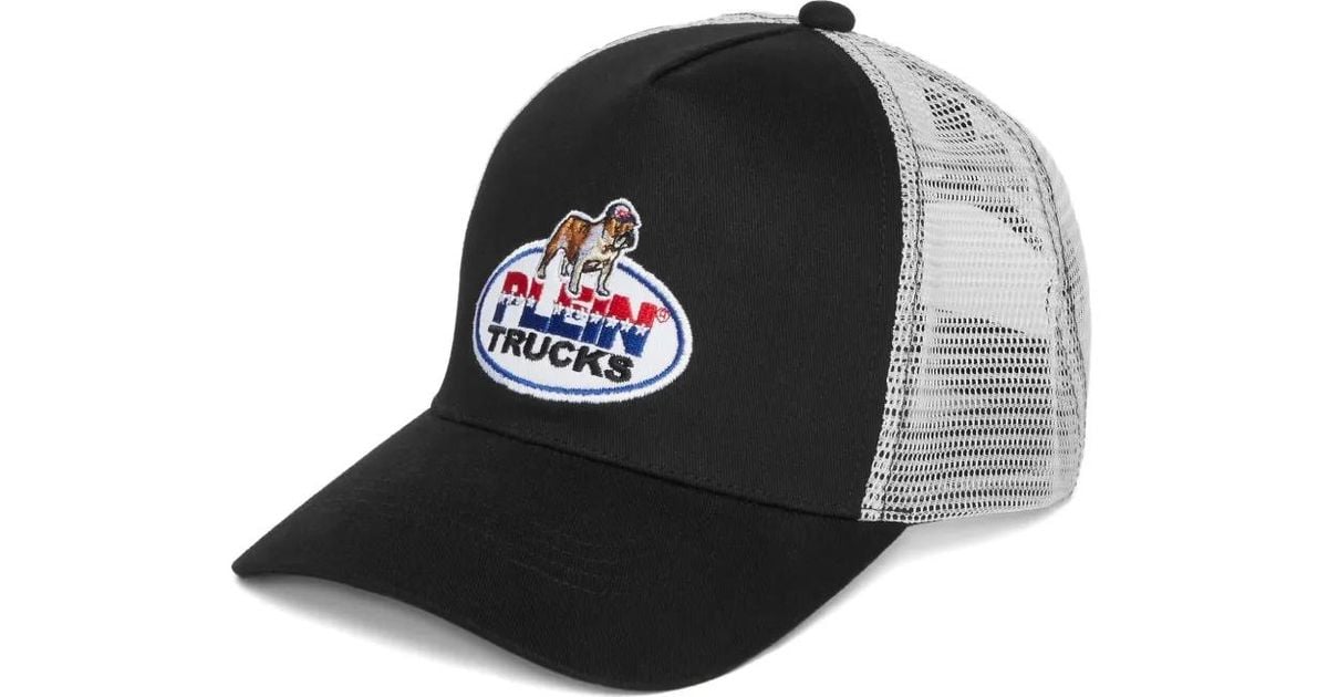 Philipp Plein Bulldog-Emblem Mesh Cap in Black | Lyst UK