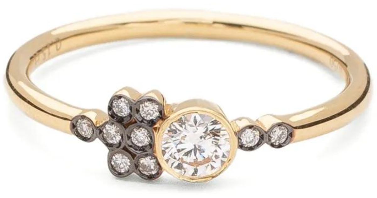 Yannis Sergakis 18K La Pierre Diamond Cluster Ring in Metallic | Lyst