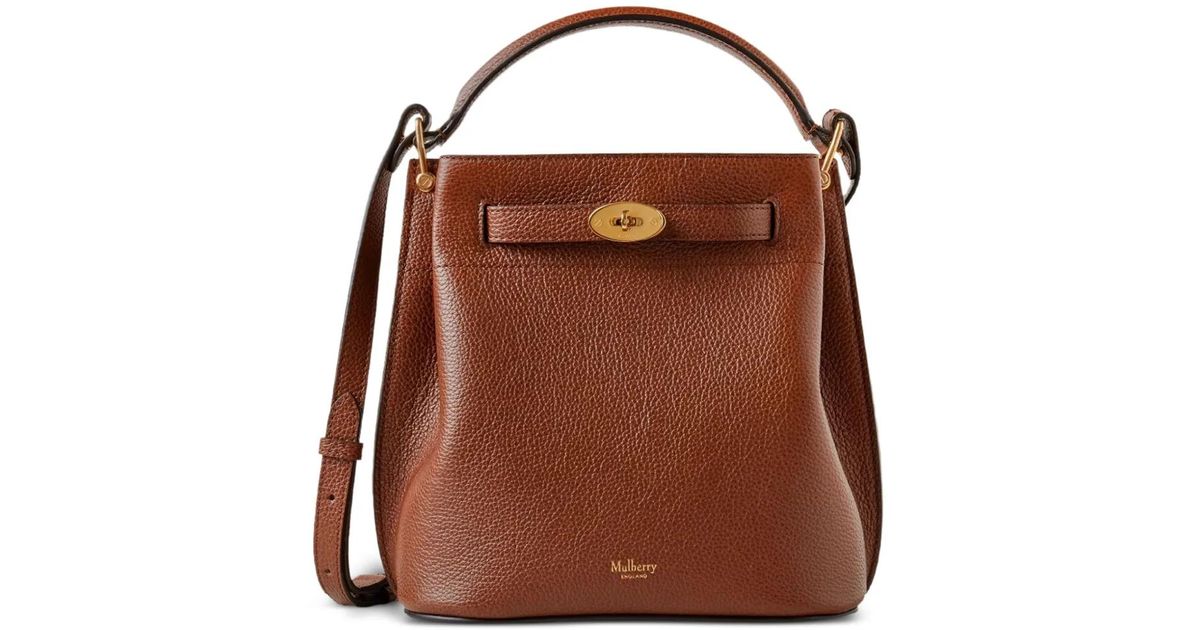 Mulberry Islington Bucket Bag in Brown | Lyst UK