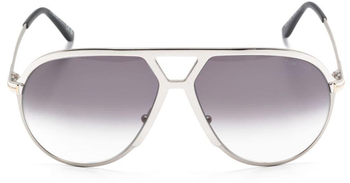 Tom Ford Xavier Sunglasses in Metallic for Men | Lyst UK
