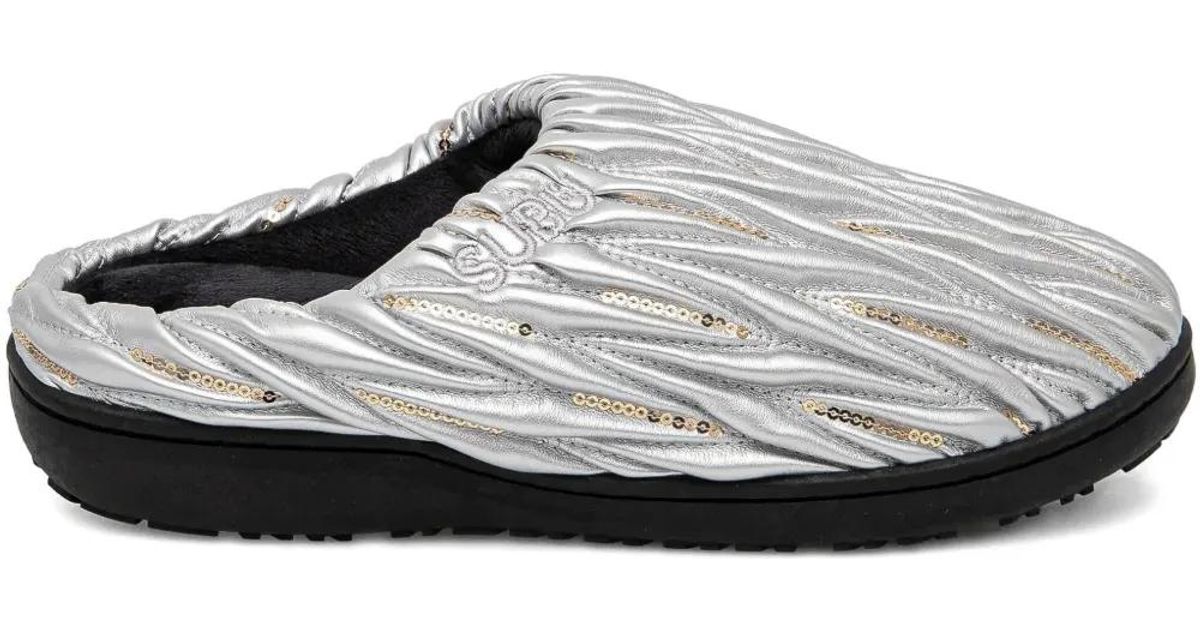 SUBU Sequin-Embellished Mules in White | Lyst