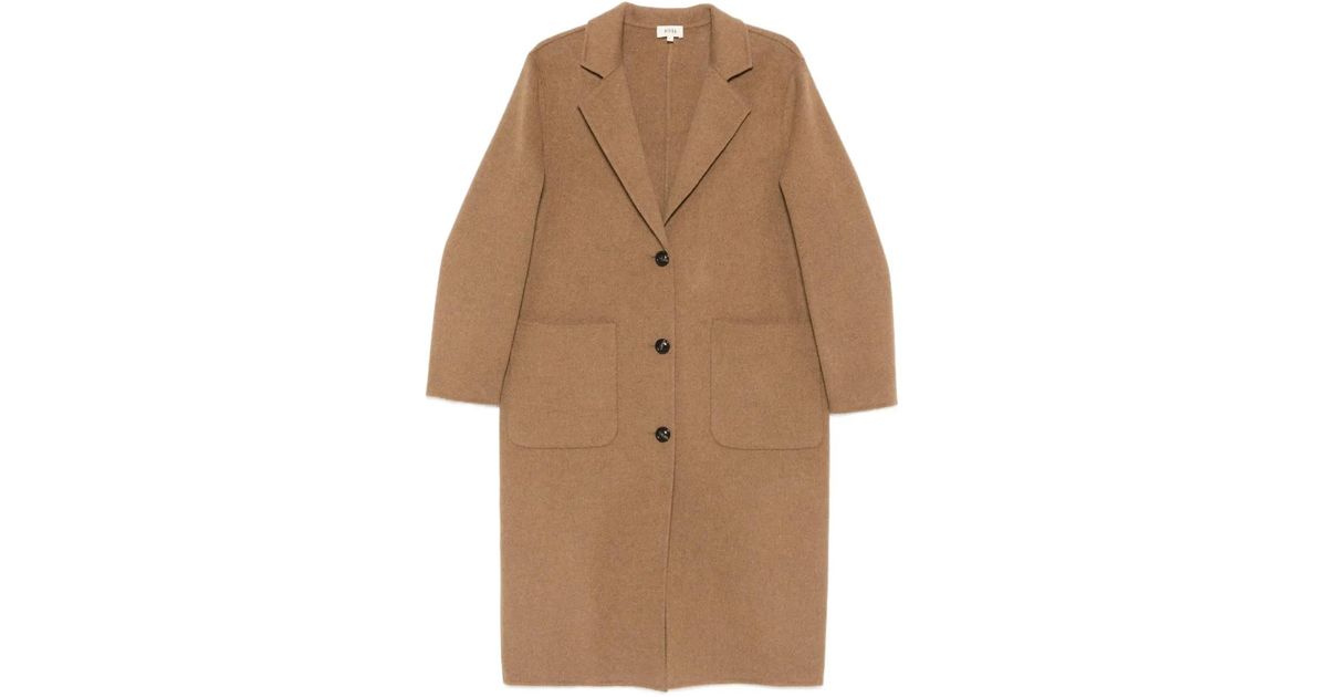 Diega Maiko Coat in Brown | Lyst UK